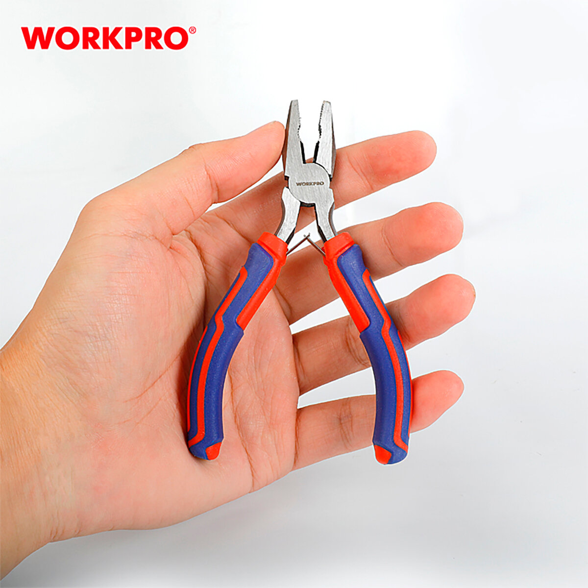 Пассатижи мини Workpro, 110 мм — фото 1