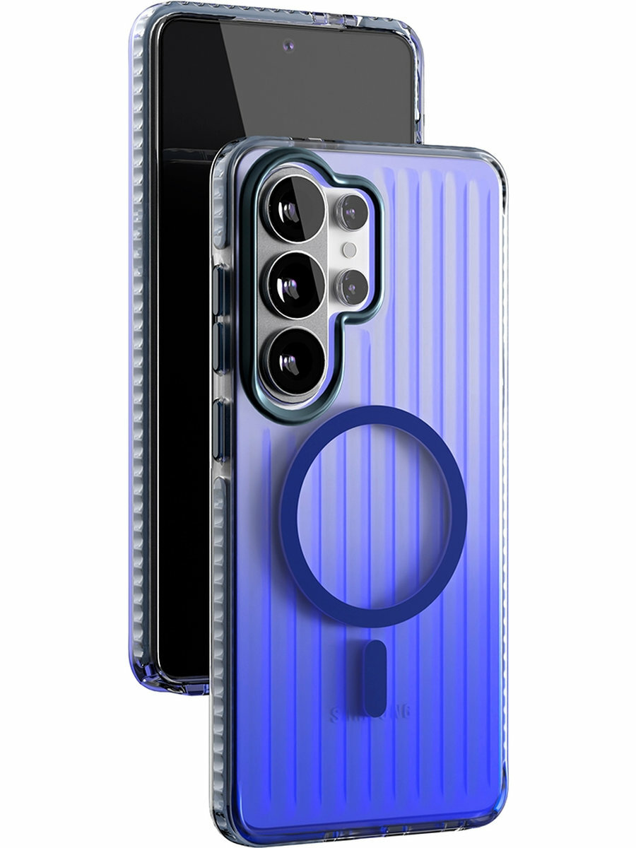 Клип-кейс VLP Pulseс MagSafe для Samsung Galaxy S26 Ultra Синий
