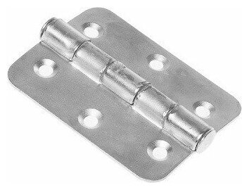 Петля дверная универсальная 60х50 мм STARFIX белый цинк SMP-65847-1
