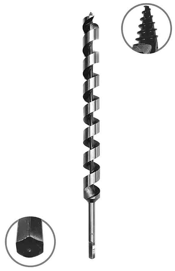 Сверло по дереву винтовое Vira (552051) 32х460 мм