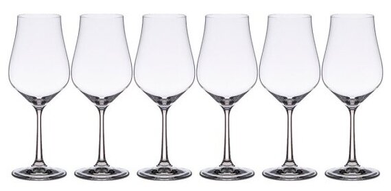 Набор бокалов для вина Crystalex TULIPA CR350101T 6 шт, 350 мл.