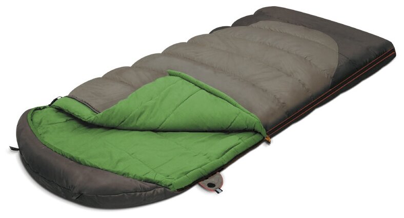 Мешок спальный Alexika SUMMER WIDE PLUS одеяло, оливковый , левый, 9259.01072
