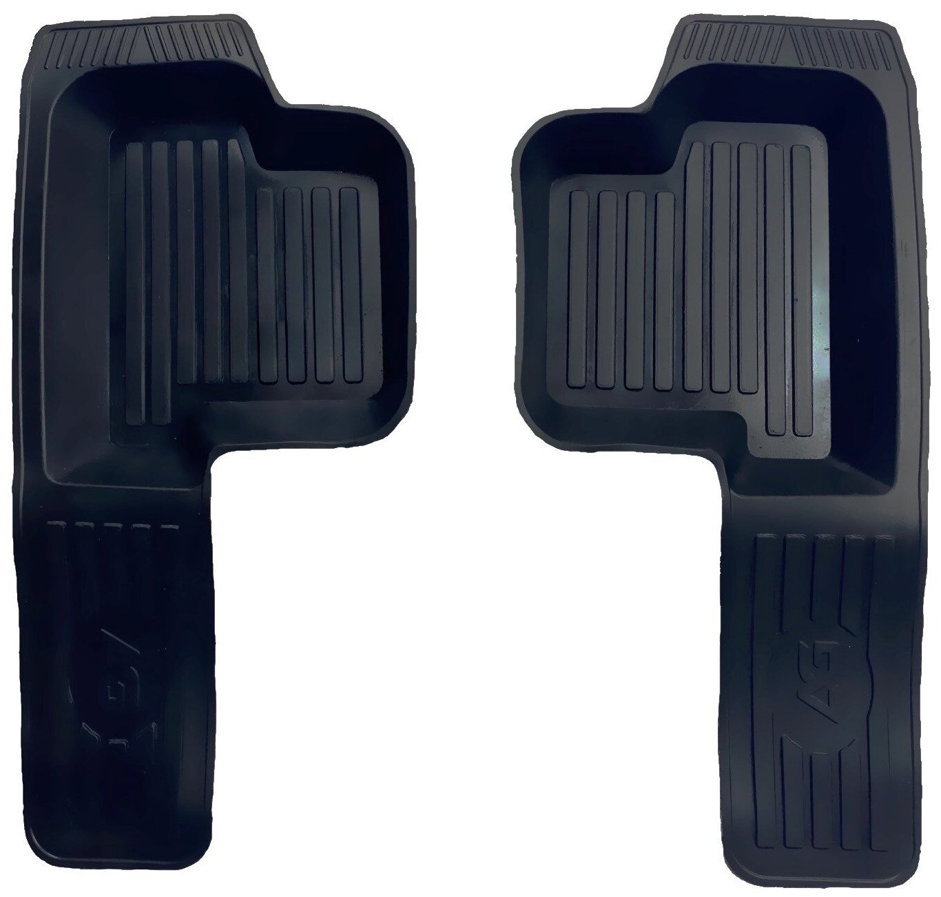 Коврики ваз 2114 порога (органайзеры) ВАЗ 2108-09/ 2114-15 резина 2 шт