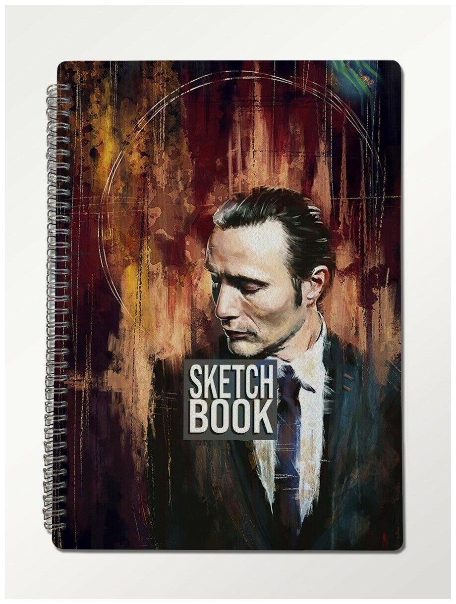 Скетчбук А4 25 листов 170гр/м2 Блокнот для рисования Сериал Ганнибал (Hannibal) - 71 В