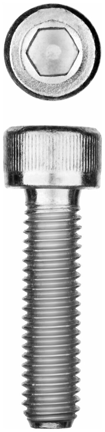 ЗУБР DIN 912, кл. пр. 8.8, М8 х 30 мм, цинк, 5 кг, винт с внутренним шестигранником, Профессионал (30318-08-030)