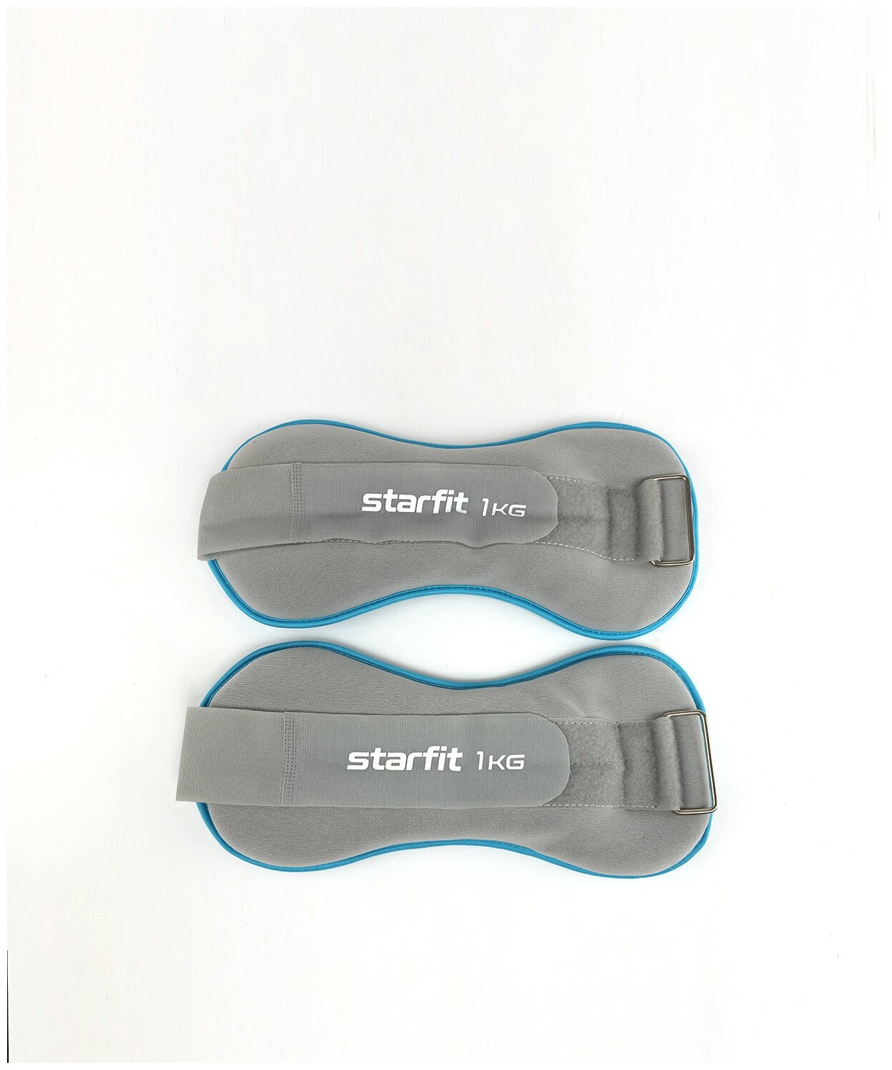 Утяжелители универсальные Starfit Wt-501, 1 кг, синий/серый