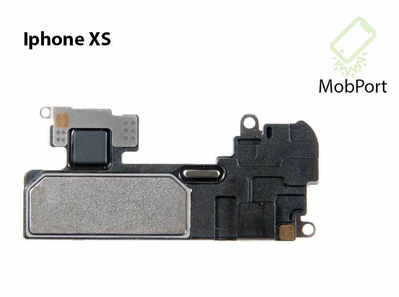 Слуховой динамик, для iPhone Xs, металл/пластик, черно-серый, 7x20мм, 15г