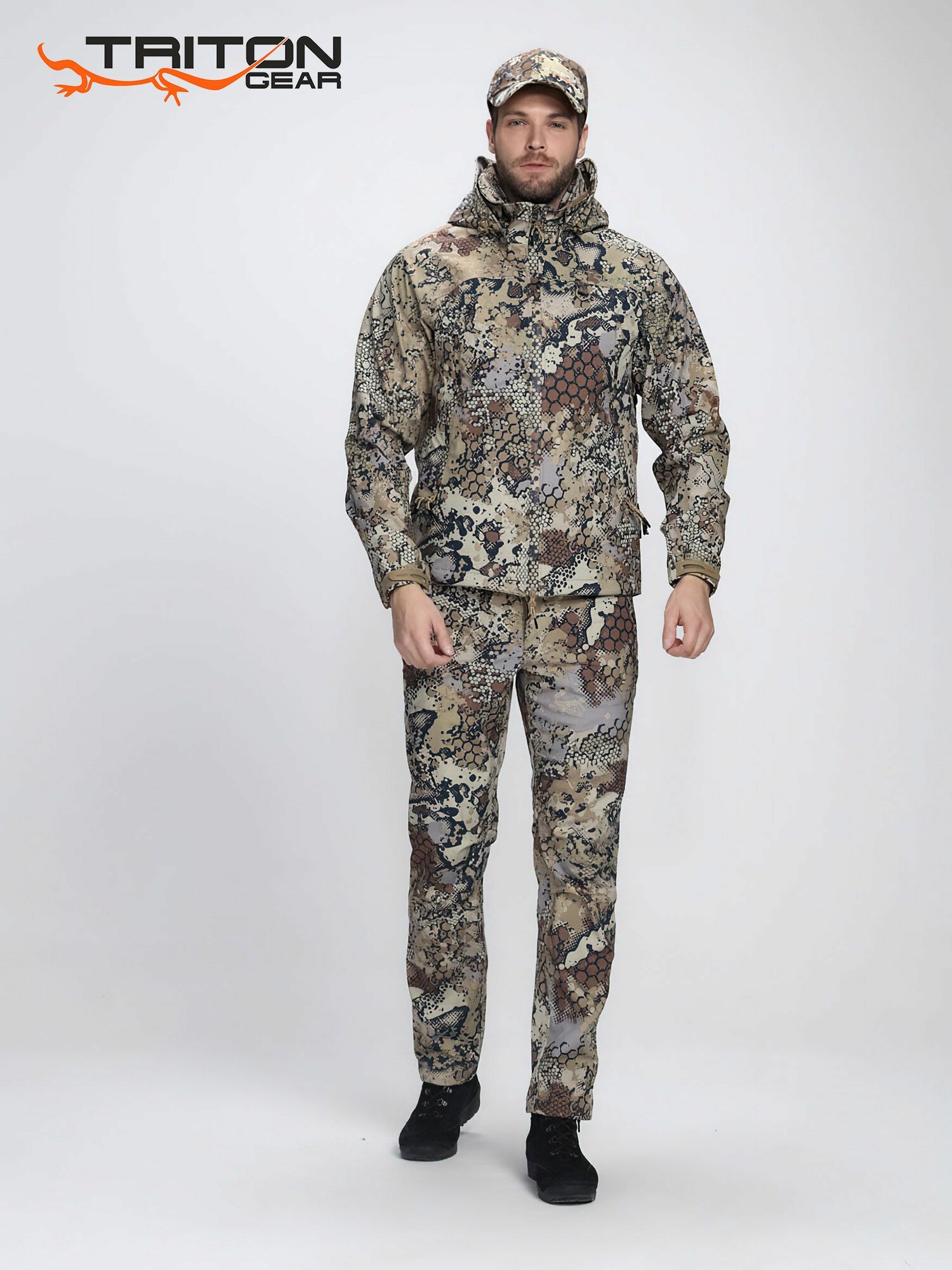 Костюм охотничий, рыболовный "TRITON PRO" -5 (SoftShell, Pro Duck Hunter) TRITON GEAR Размер 48-50 Рост 170-176