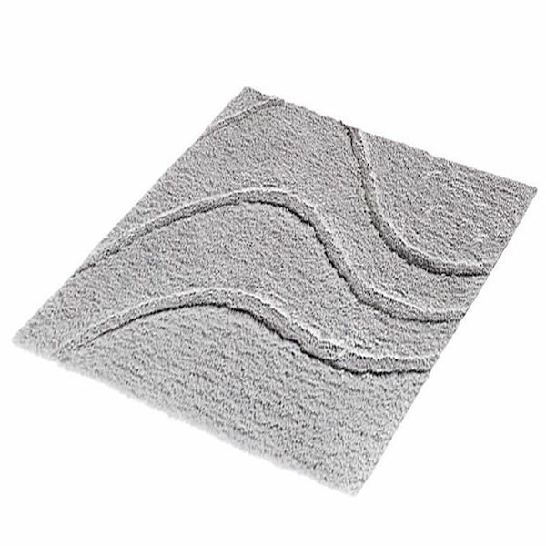 Коврик для ванной комнаты Ridder La ola 50х55 Серый, стильный дизайн