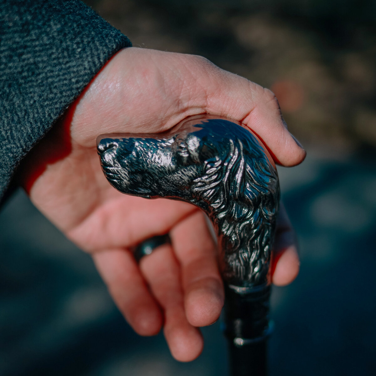 Трость с чехлом "Верный пёс" 94см