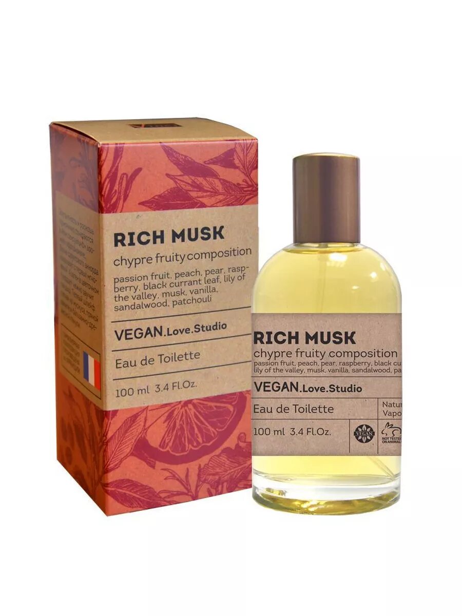 Туалетная вода Vegan Love Studio "Rich Musk", 100 мл, унисекс