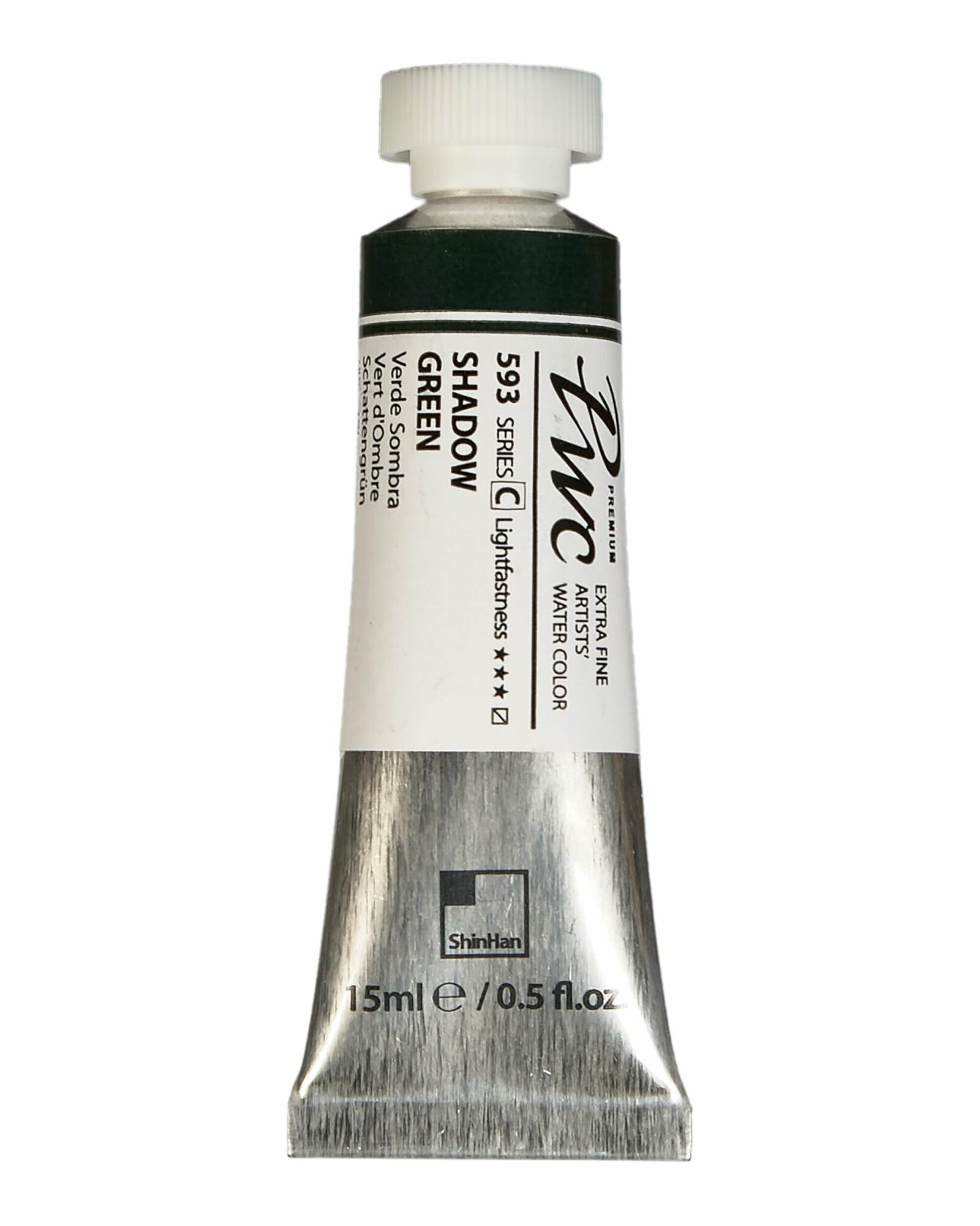 Краска акварельная ShinHan PWC туба 15мл №593 зеленая тень