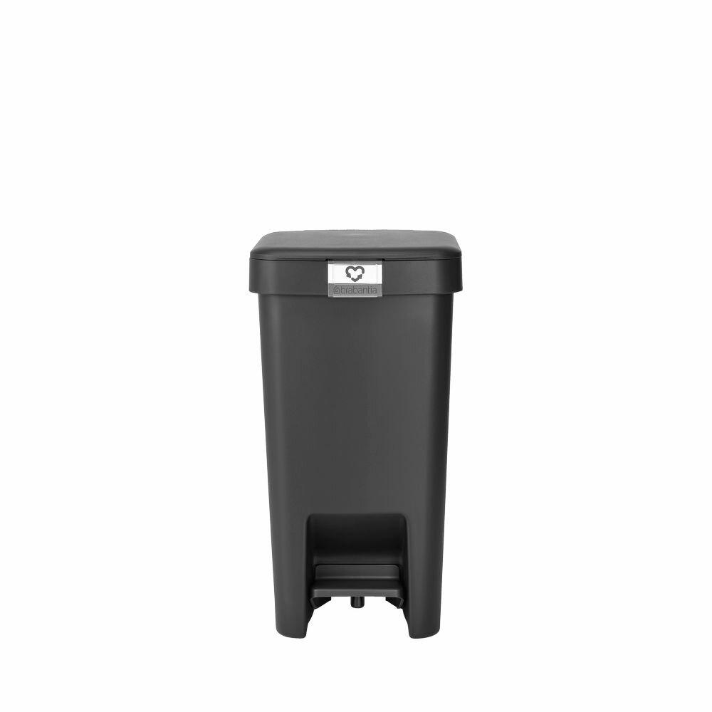 Бак мусорный Brabantia "StepUp" с педалью темно-серый 10л 800344