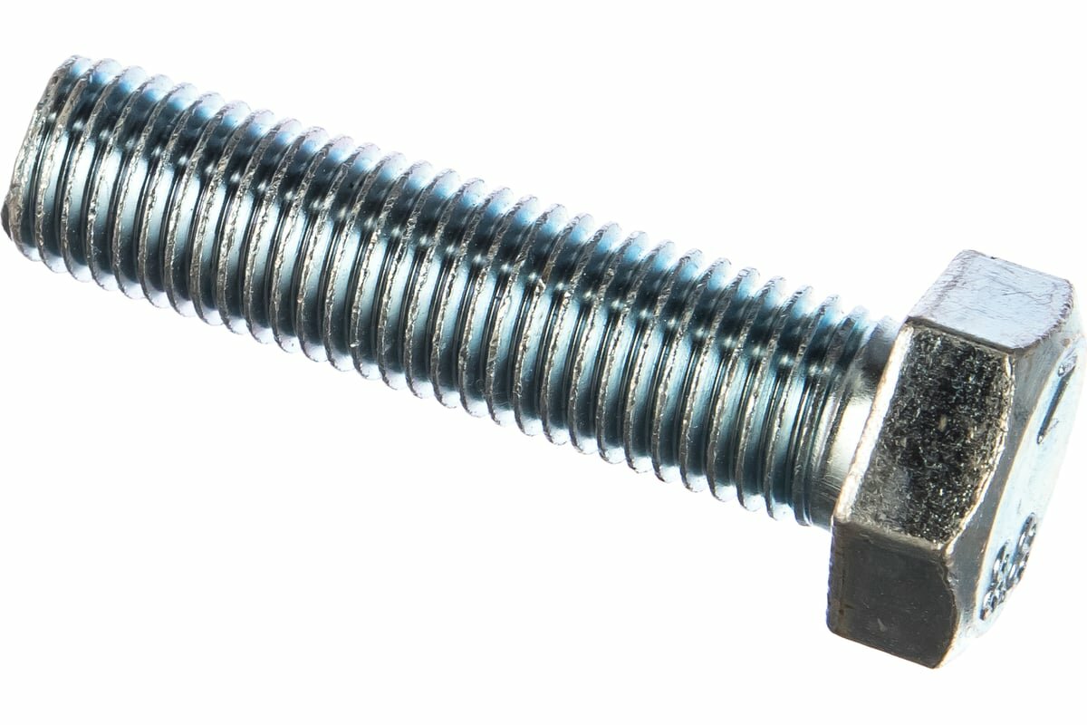 Tech-Krep Болт DIN 933 шестигранная головка оцинкованный М20х80 5 шт в коробке 126544