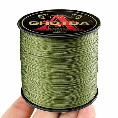 Ghotda леска плетеная Army Green 100M 0.14MM 18LB