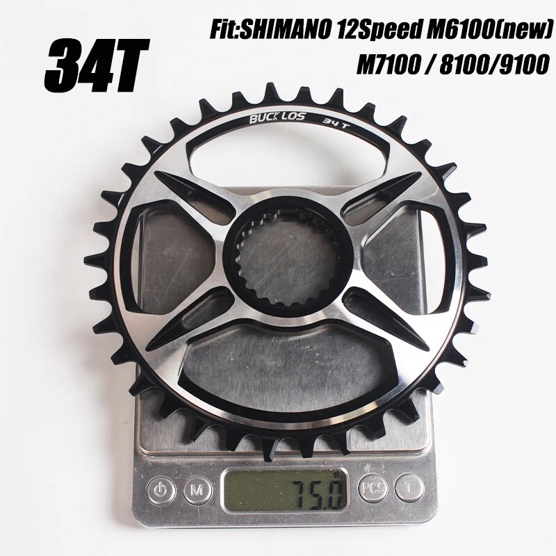 BUCKLOS Звезда передняя 34T Shimano 12s