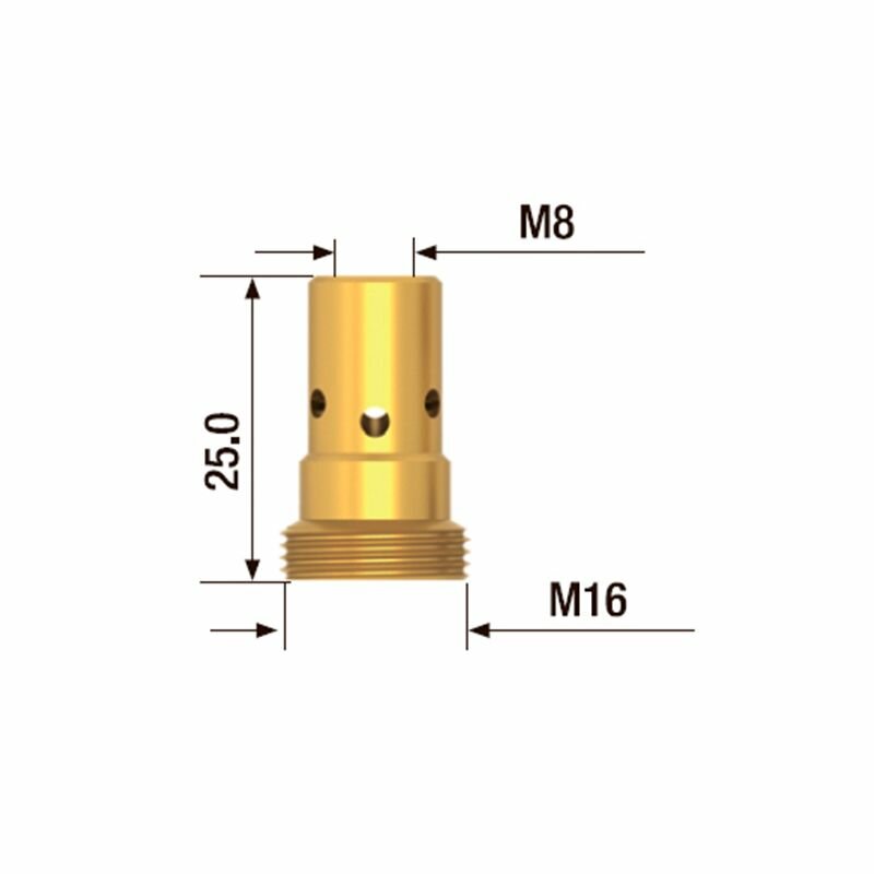 FUBAG Адаптер контактного наконечника M8*25 мм (5 шт.)