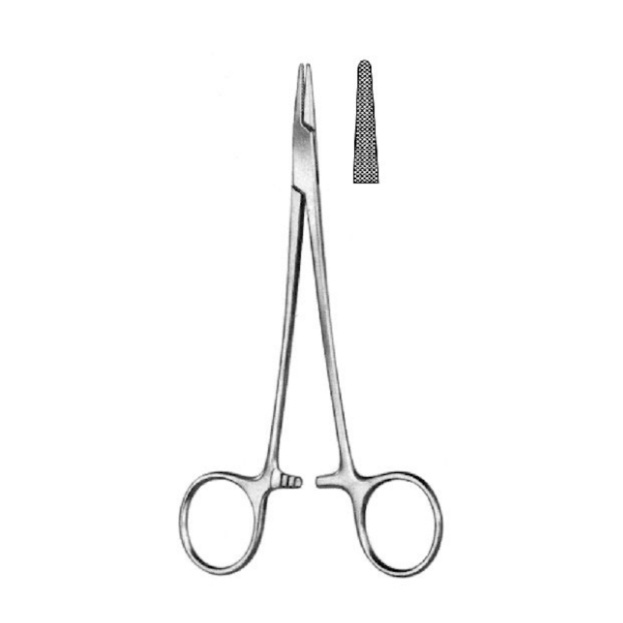 Иглодержатель общехирургический, 160мм, И-10-1