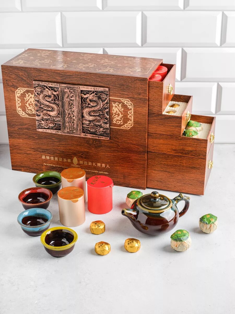 Премиальный набор китайского чая 4 сорта