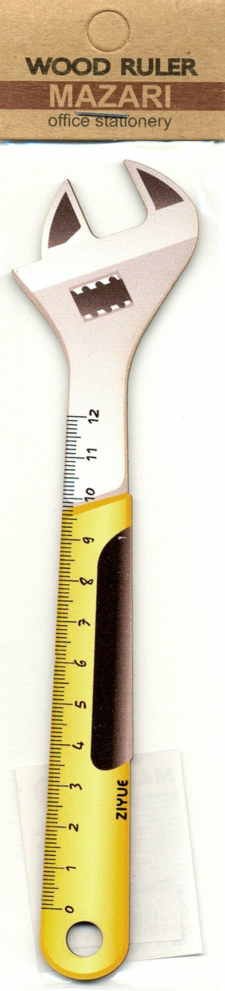 Линейка деревянная "Tooling" (12 см) (M-9734)