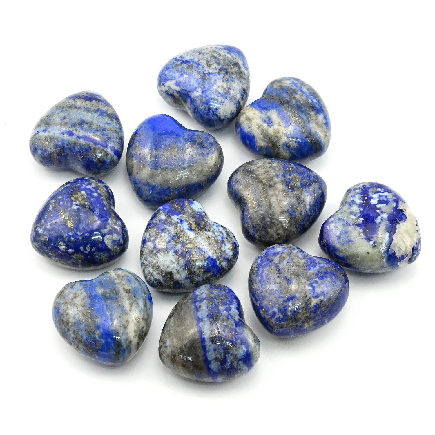 Сердце из лазурита 25*25*12мм .