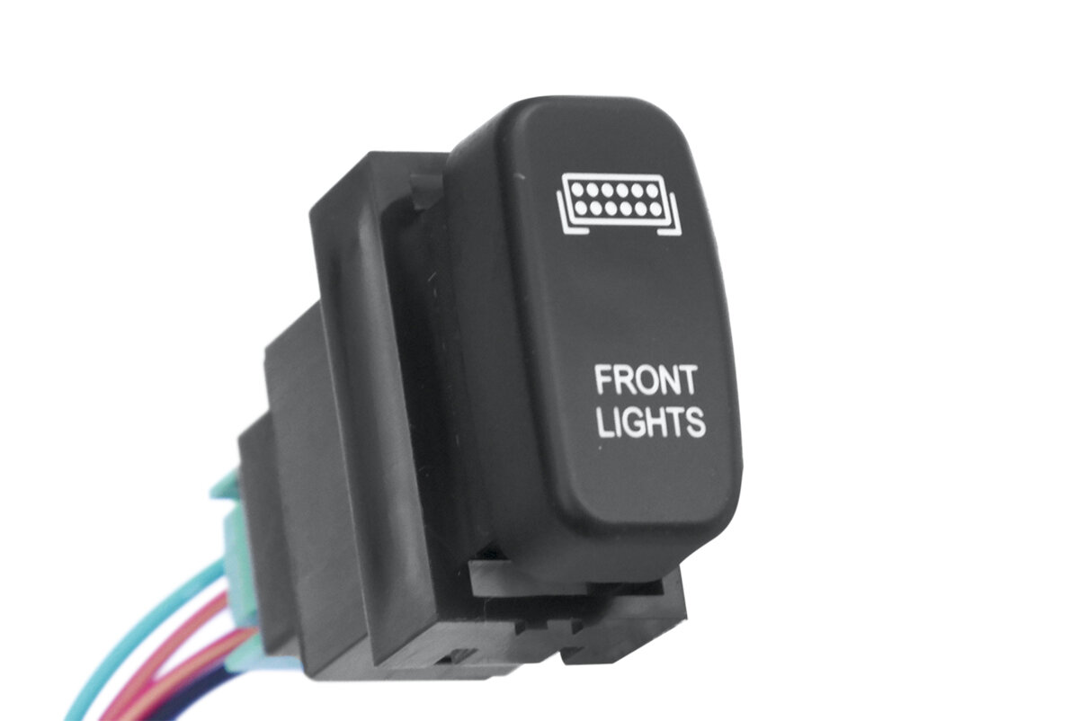 Кнопка ВКЛ/выкл, оранжевый, FRONT LIGHTS MITSUBISHI