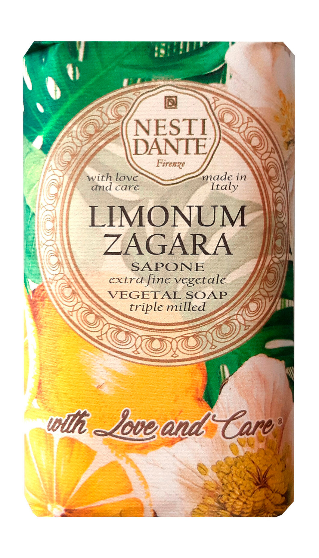 NESTI DANTE Мыло для тела Limonum Zagara Лимонный цветок, 250 г