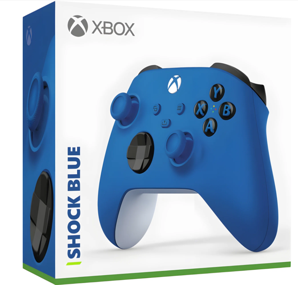 Геймпад Microsoft Xbox Series, Shock Blue синий беспроводной для ПК и Xbox