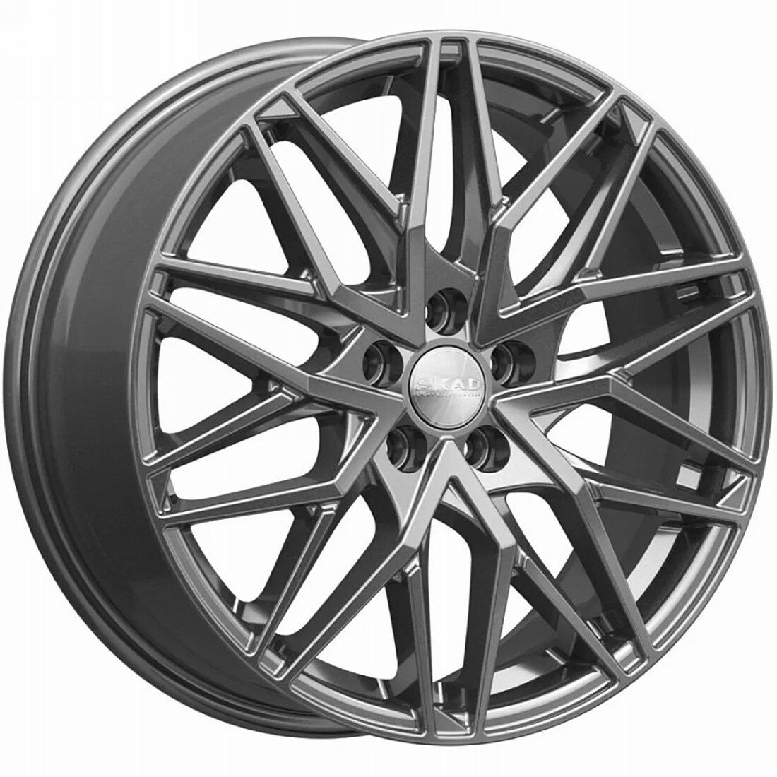 Колесный диск Скад Азимут (КЛ371) 7x17 5x112 ET45 66,6 Графит
