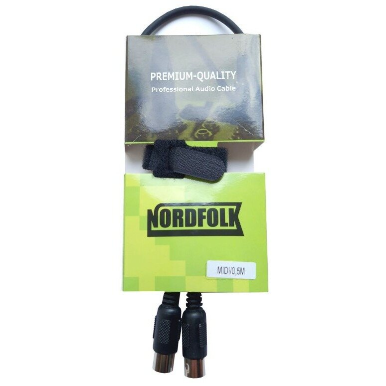 Кабель MIDI NORDFOLK MIDI BL 0.5m