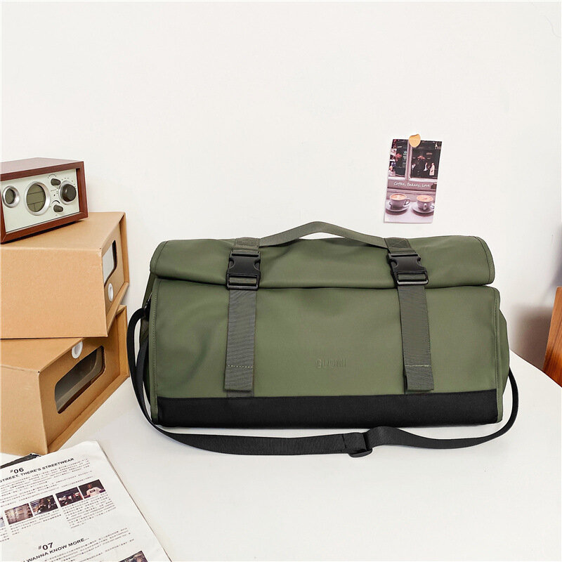 Дорожная сумка на короткие расстояния, мужская сумка, женская деловая поездка, складная дорожная сумка большой вместимости, фитнес-сумка с разделением влажной и сухой одежды