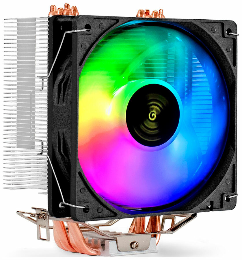 Кулер для процессора ExeGate Wizard EXX400V2-PWM. FRGB (EX293655RUS)