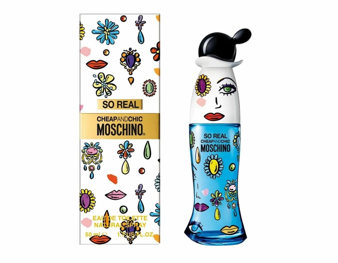 Moschino so real туалетная вода жен. 50мл марка