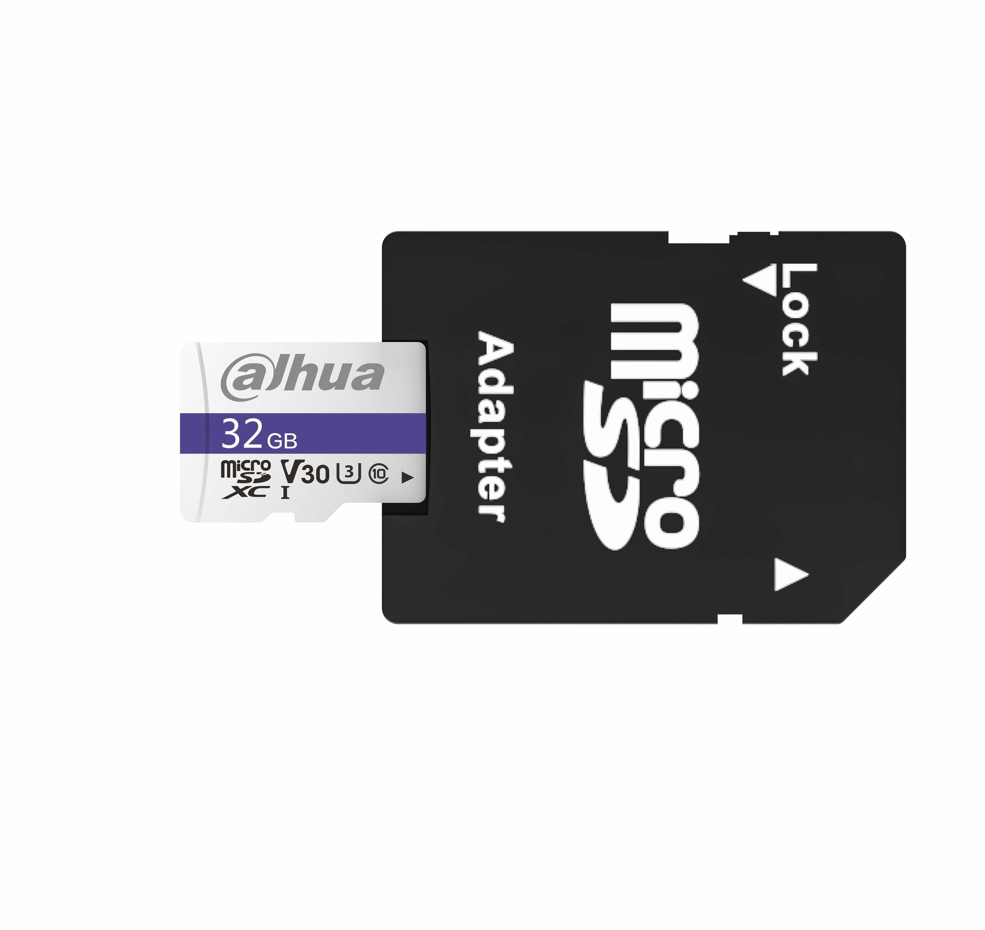 Карта памяти + переходник MicroSD SD Dahua 64GB MicroSD Card