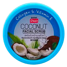 Крем-скраб умывалка для лица Banna "Кокос" с коллагеном и витамином E 100 мл.