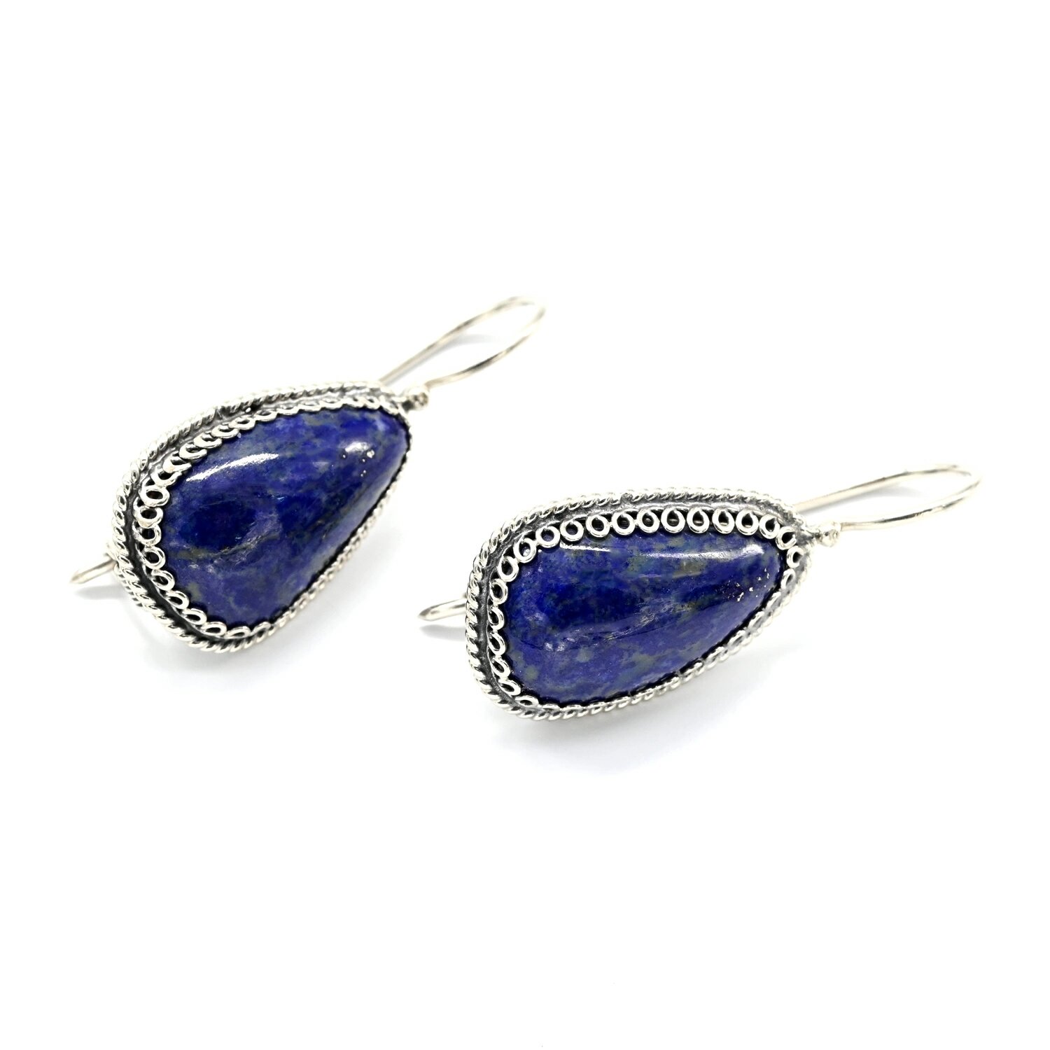 Серьги, лазурит