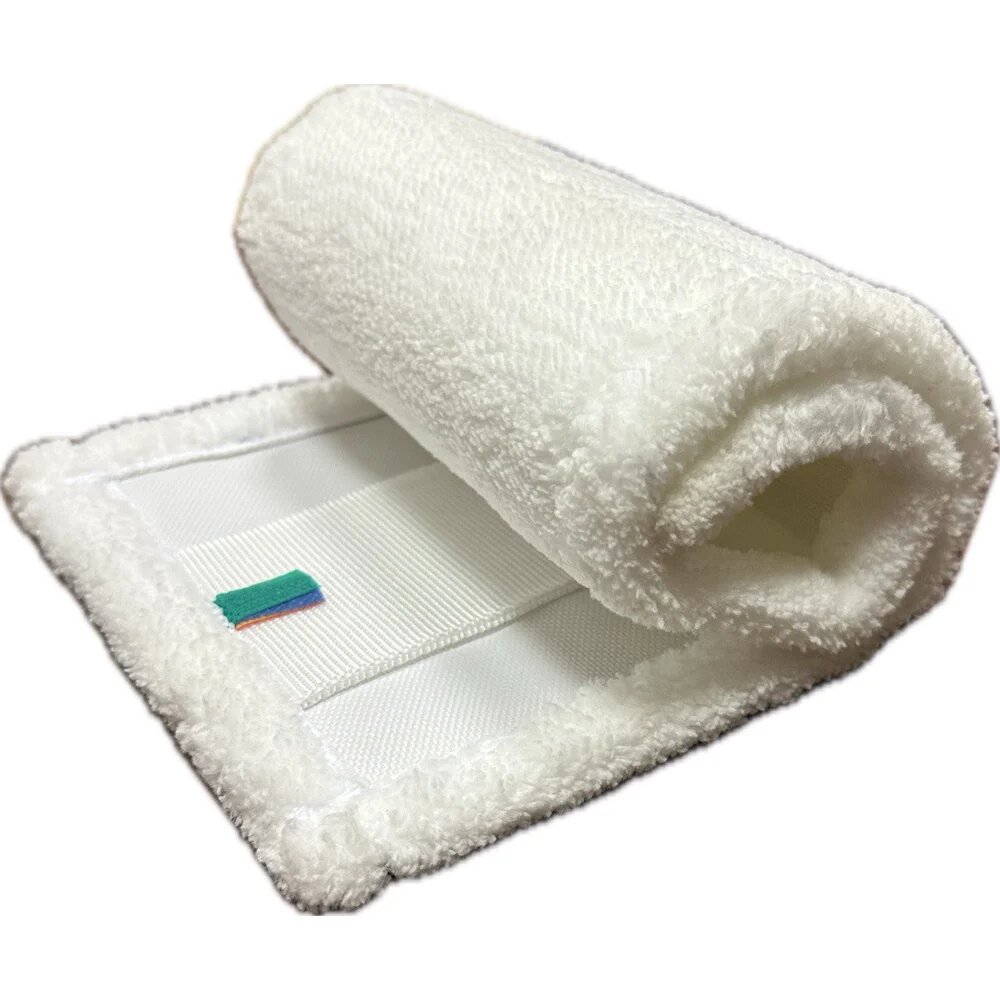 Плоский моп ДТТ, микрофибра (уши+карманы) Э 040-МФ 40x13, для системы уборки подготовленными мопами