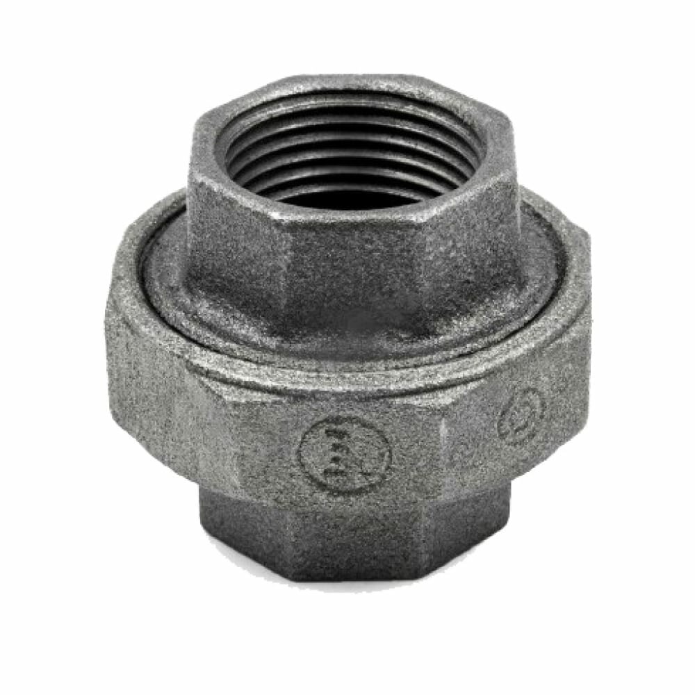 Прямой соединитель Fittex PLUS американка чугун Ду 40 1 1/2" ВР/ВР 128-0890