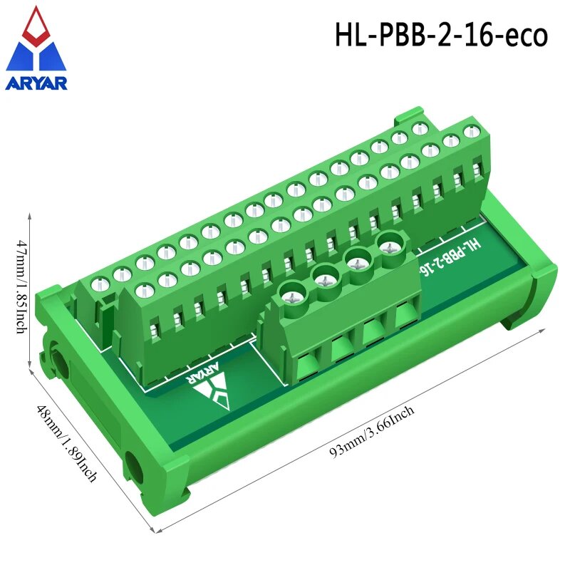 Клеммный блок ARYAR HL-PBB-N-ECO