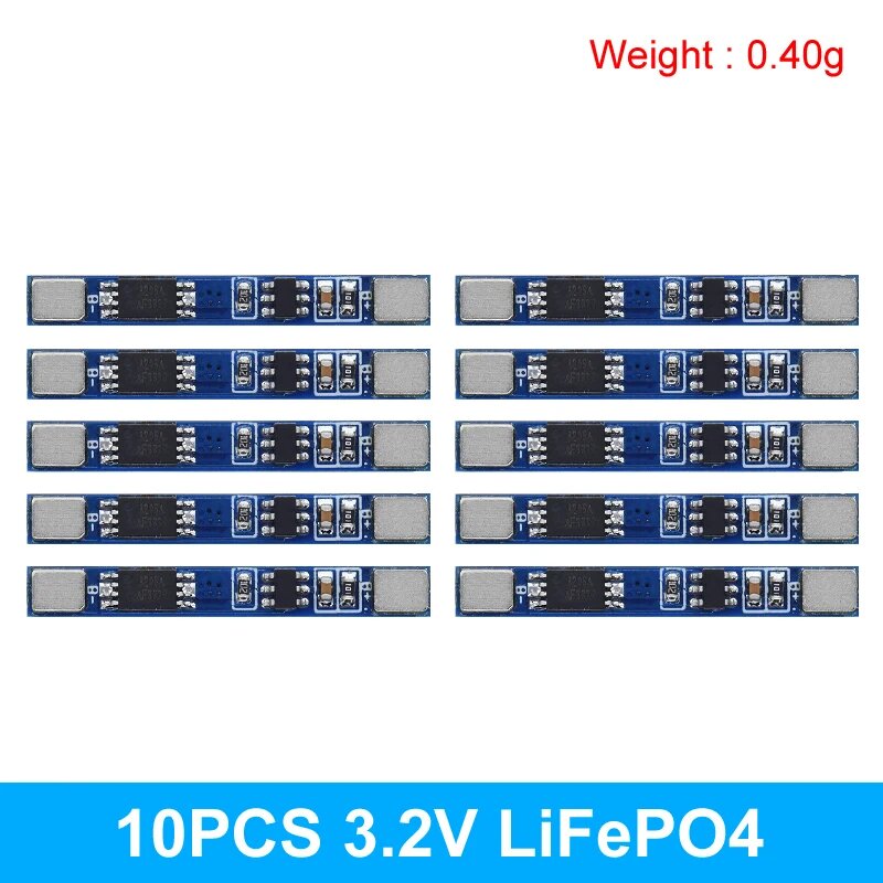 10PCS 3.2V LiFePO4 BMS плата защиты 3A