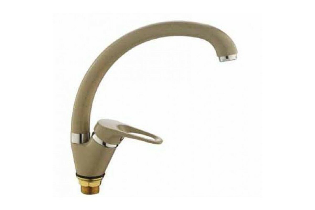 Смеситель для кухни боковой песочный Ф35 Frap F 4113-9