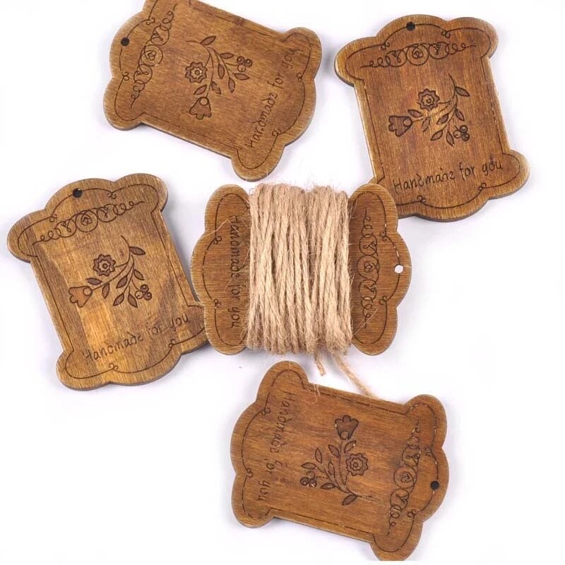 Деревянные катушки для рукоделия 5 шт. 1