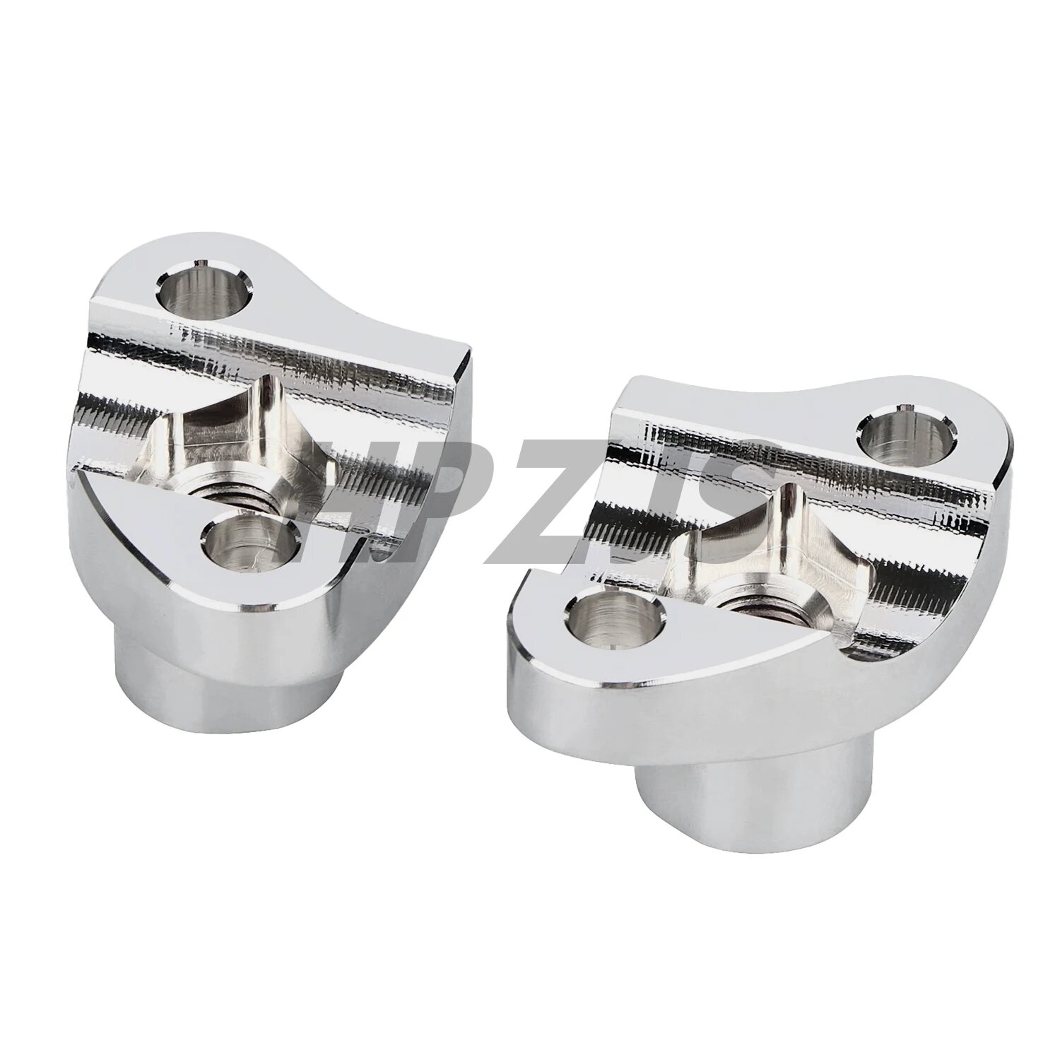 Для мотоцикла Harley Davidson Dyna Fat Boy Softail Sportster XL 883 1200 черный/хром 1 дюйм руль 1 1/2 дюйма руль Risers Серебряный, Chrome