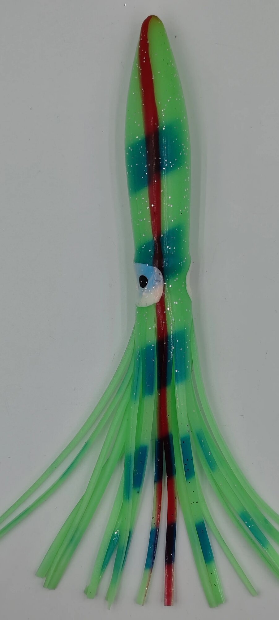 Кальмар для ловли тунца 9 дюймов green-blue