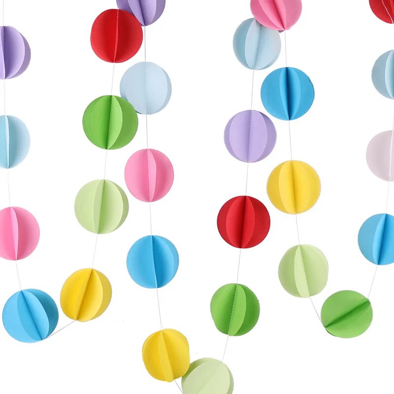 MOONBIFFY Градиентные бабочки бумажные гирлянды 2,8 м 02