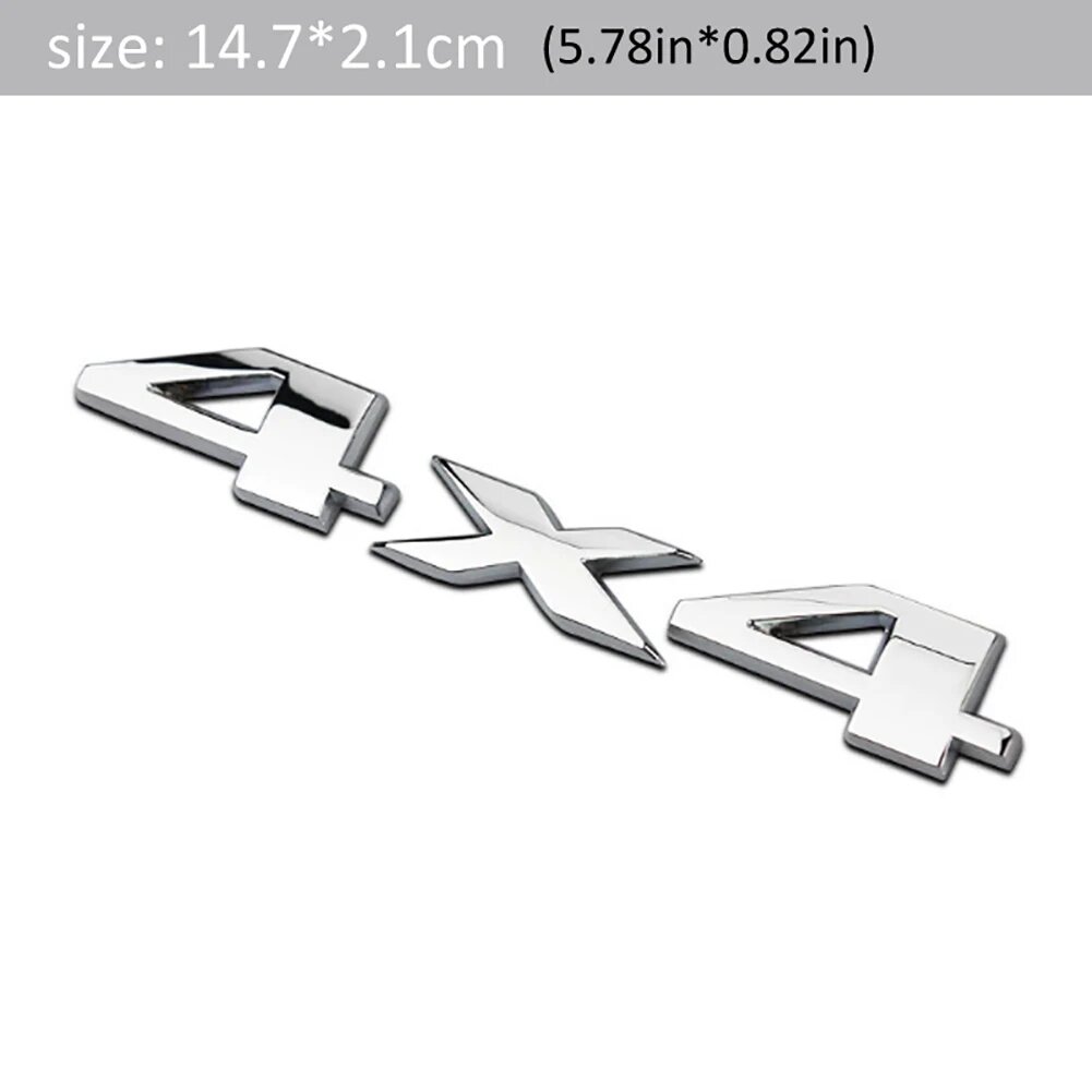 3d-эмблема 4x4 для Jeep /Grand /Cherokee, черная, серебристая эмблема автомобиля, Sliver