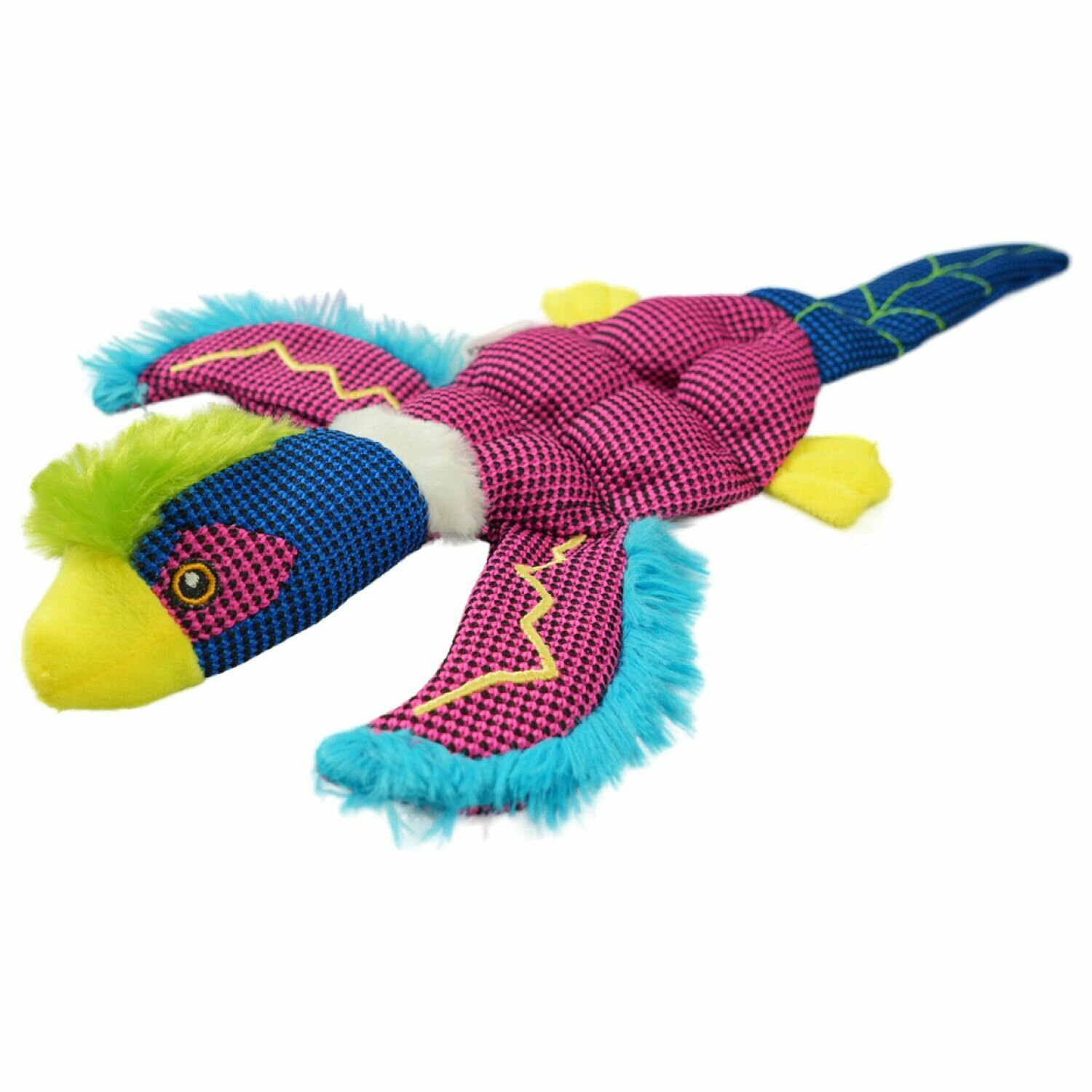 Игрушка Mr.Kranch для собак Какаду плюшевая с пищалкой 38 см фиолетовая VLT-MKR542113