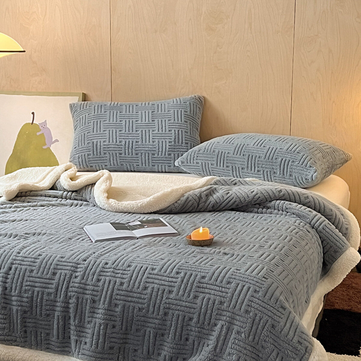 Одеяло "Blanket Sofa Blanket", двухслойное, зимнее, 180x200 см