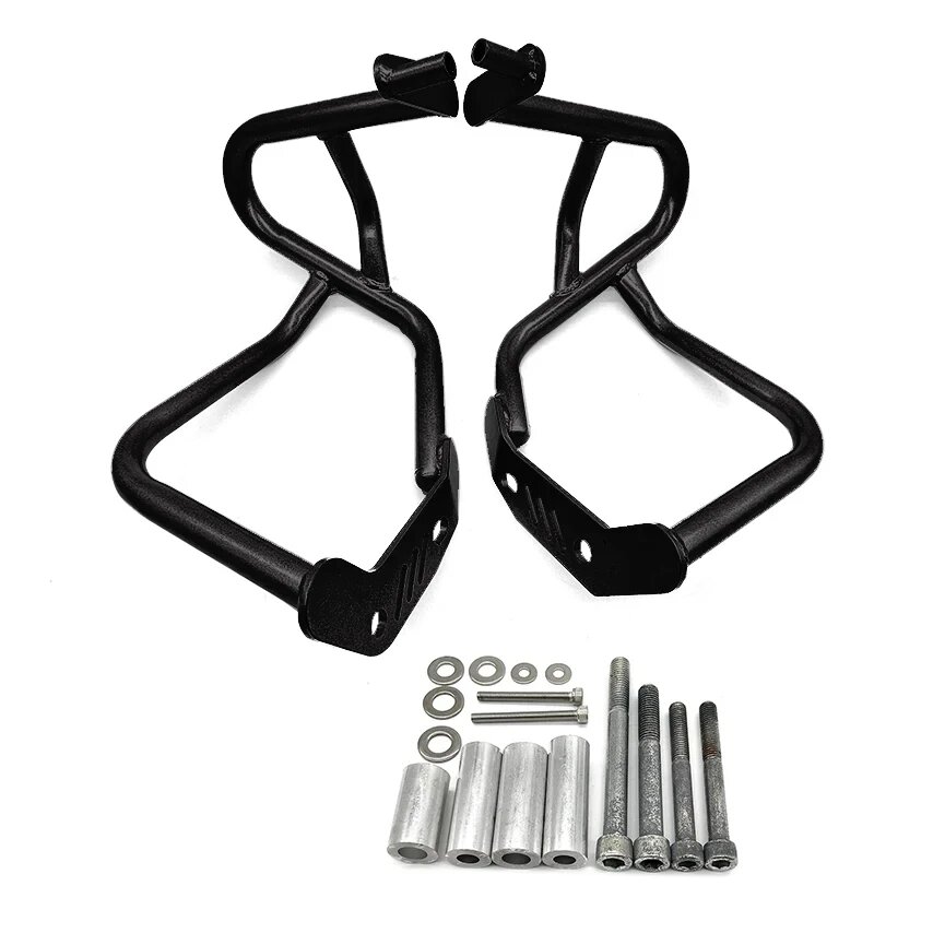 Передняя защита двигателя мотоцикла R1200 R 1200 R, шоссе, встраиваемая полоса, защитная полоса, подходит для BMW R1200R R 1200R 2007-2013 2014 Black