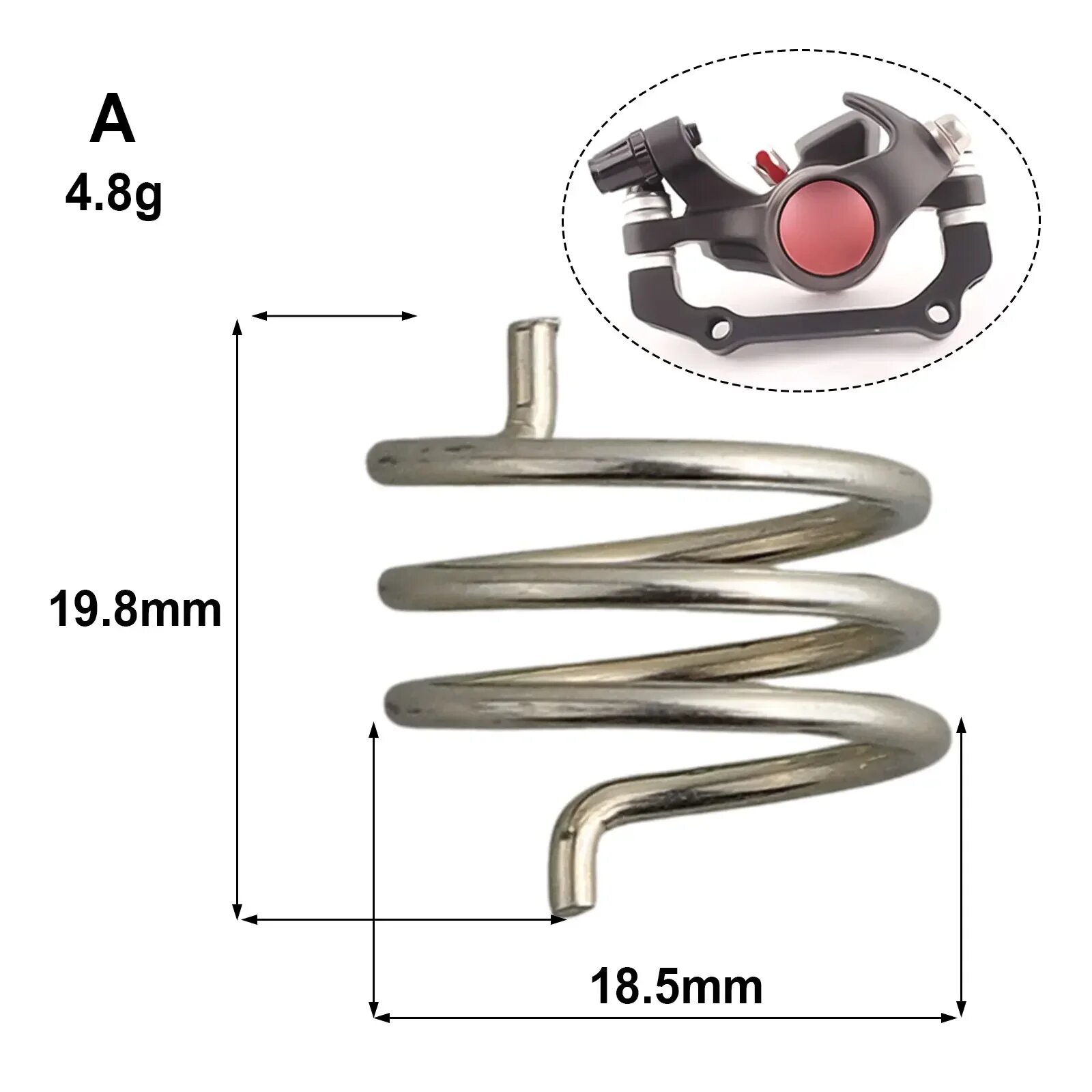 Тормозная пружина AVID BB5/BB7, Цвет: A, 4.8g